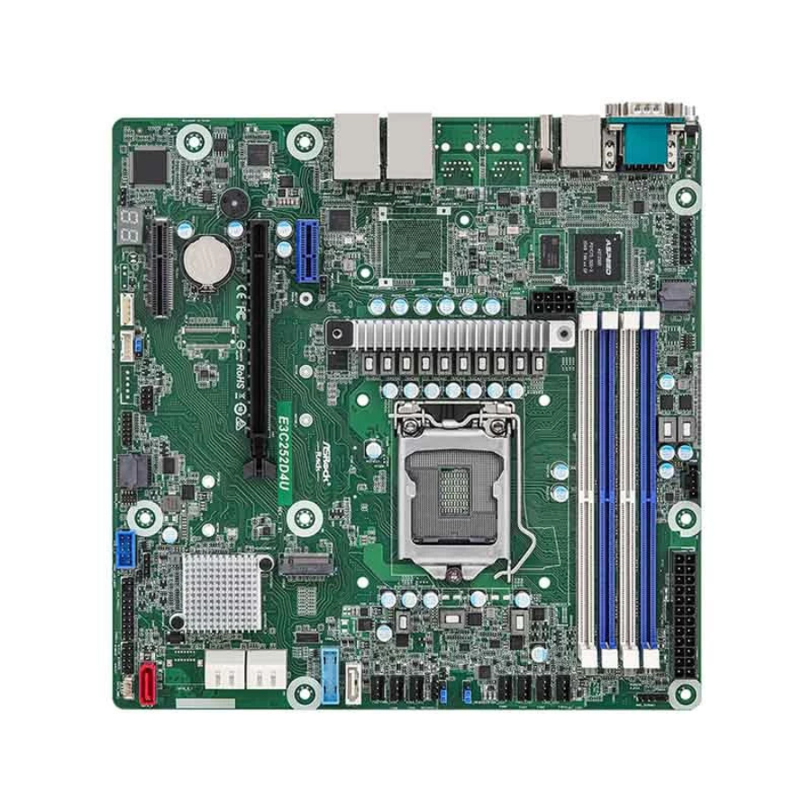 ASROCK RACK E3C252D4U MOTHERBOARD, PROCESSOR INTEL Xeon E-2300 SERVER ...