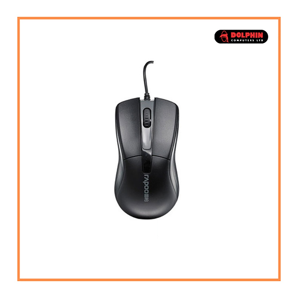 Rapoo N1010 Wired Optical Mouse | Dolphin Computers Limited