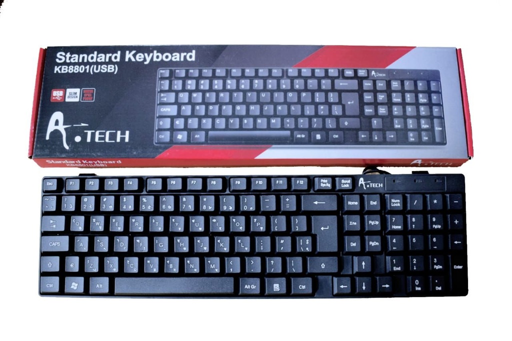 APOINT TECH KEYBOARD & MOUSE KB8801M WIRED COMBO | Dolphin Computers ...