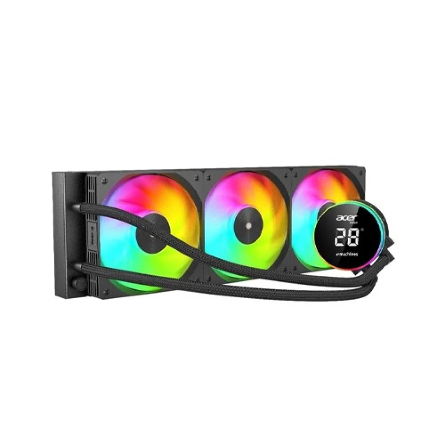 ACER AC360YN BLACK 360MM LIQUID COOLER WITH TEMPERATURE DISPLAY ...