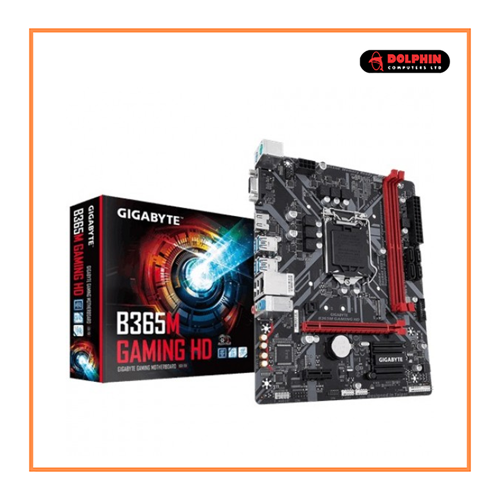 Gigabyte B365M Gaming HD Motherboard | Dolphin Computer Ltd.